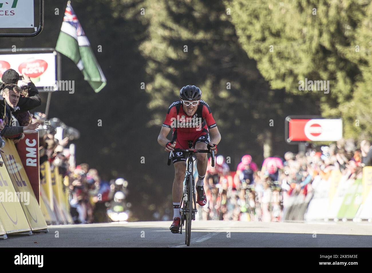 Teejay Van Garderen team BMC Racing corsses the finish line in 5th ...
