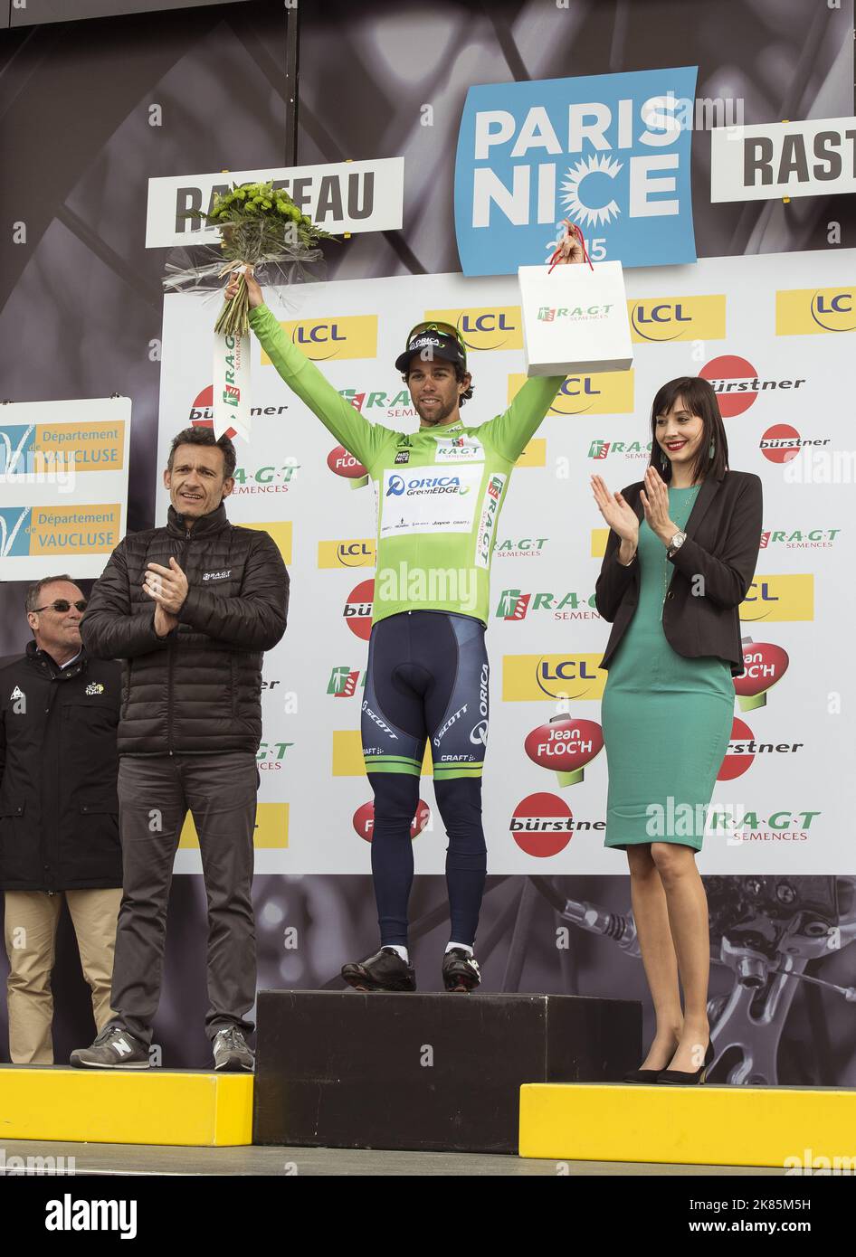 Michael Mathews team Orica Green Edge retains his points leader's green ...