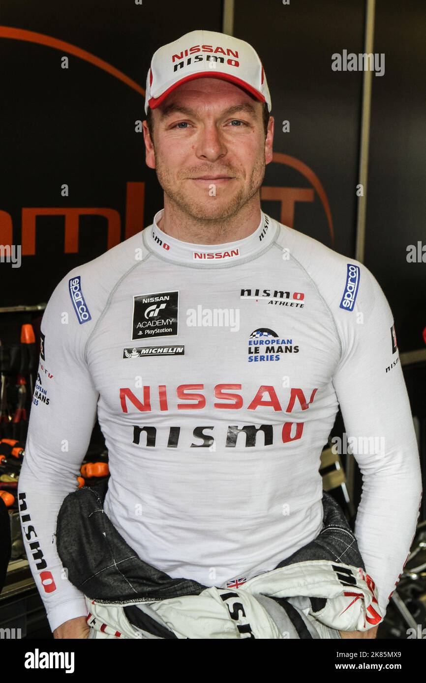 Sir Chris Hoy after his first sessions on track at Le Mans test day ...
