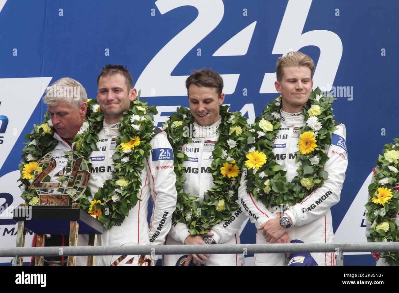 Nick Tandy (GBR), Nico Hulkenberg (Germany) & Earl Bamber (New Zealan ...