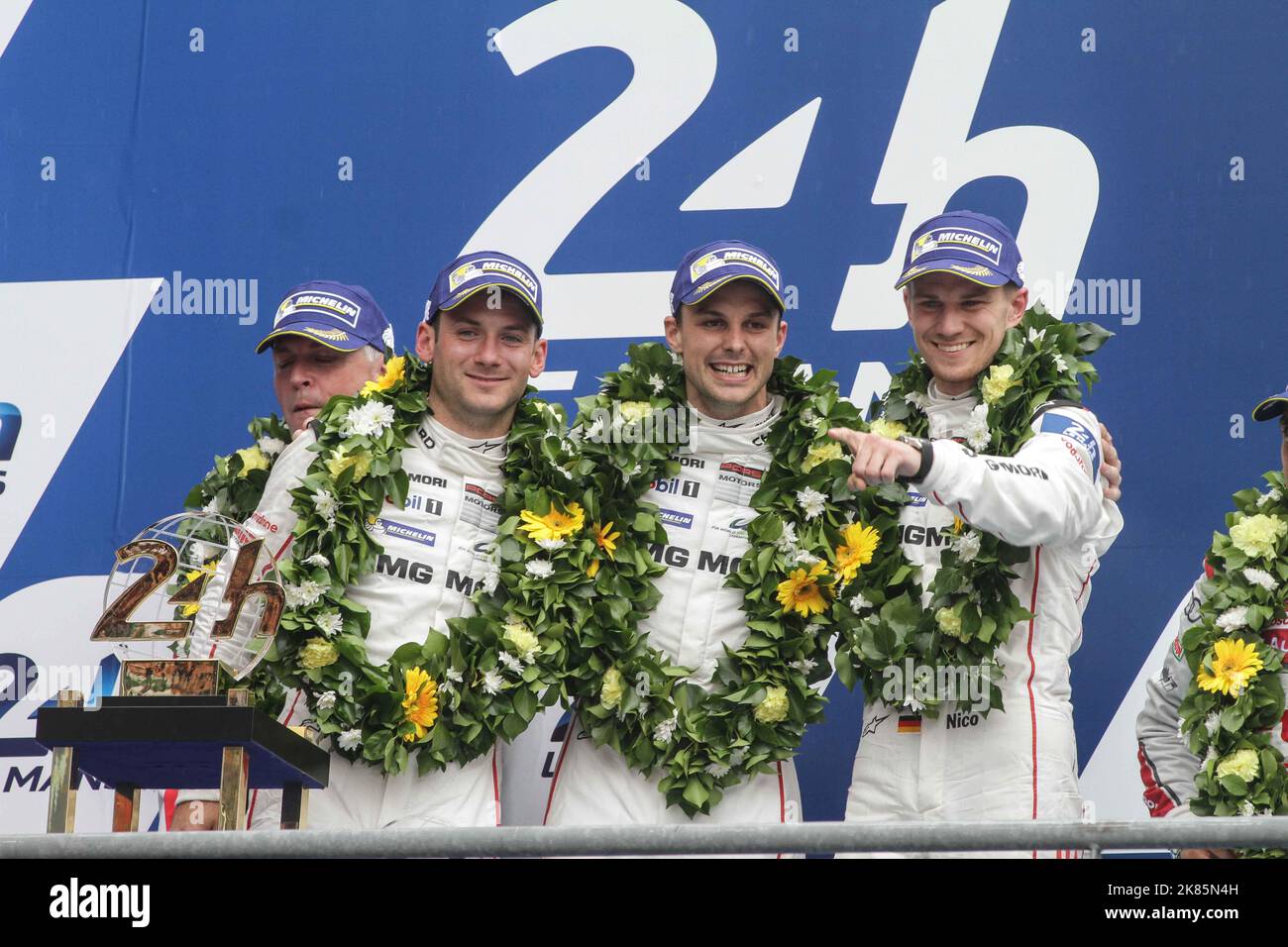 Nick Tandy (GBR), Nico Hulkenberg (Germany) & Earl Bamber (New Zealan ...