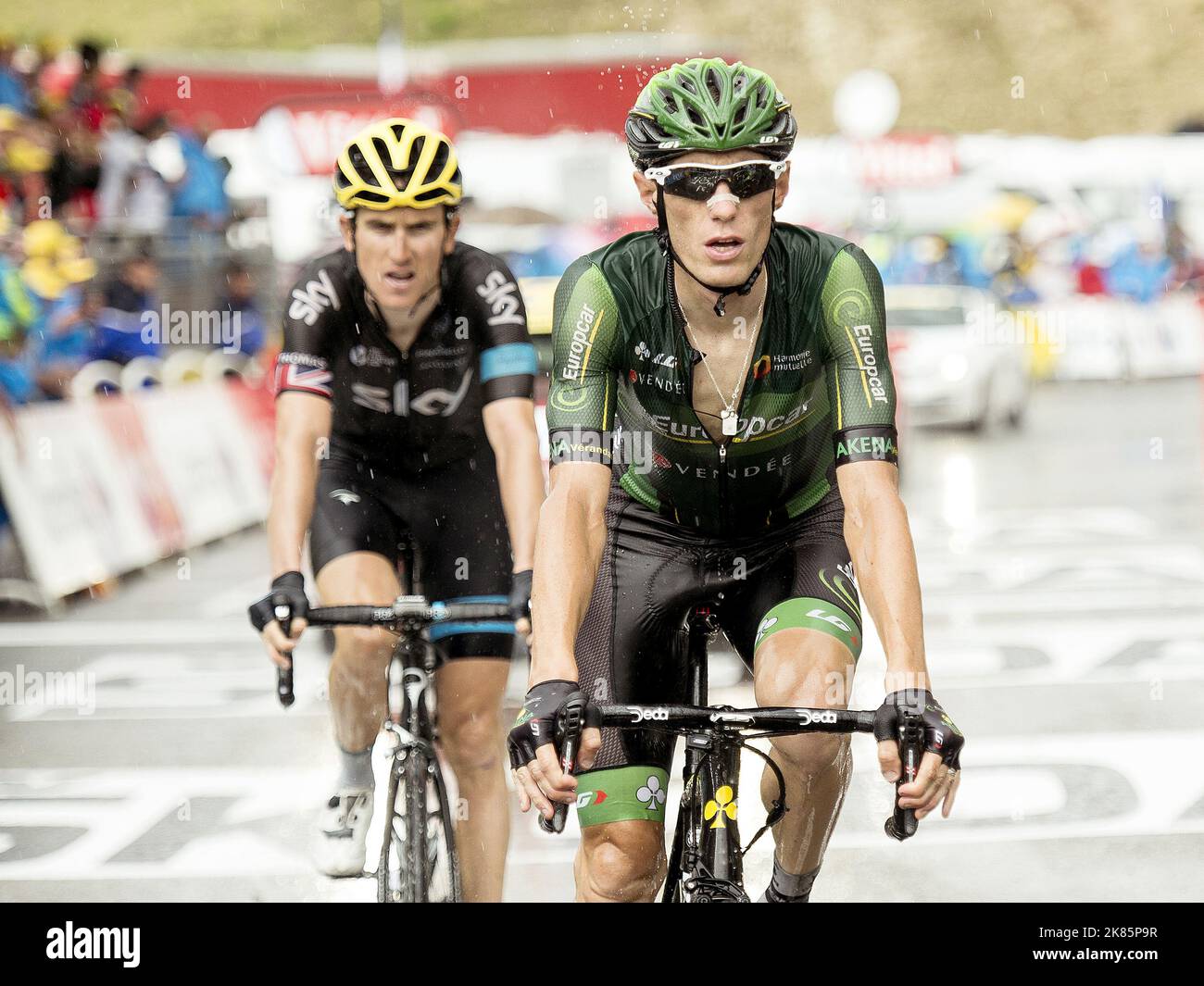 Pierre Rolland, team Europcar, during Stage 12 of the Tour De France ...