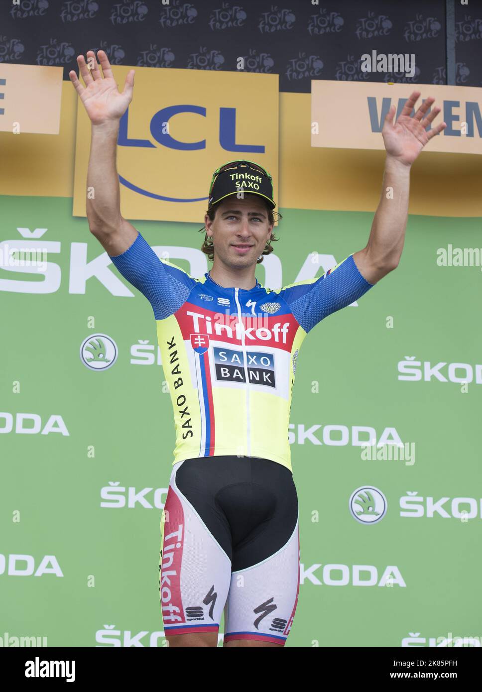 Peter Sagan of team Tinkoff Saxo Bank retains his leader's sprinter's ...