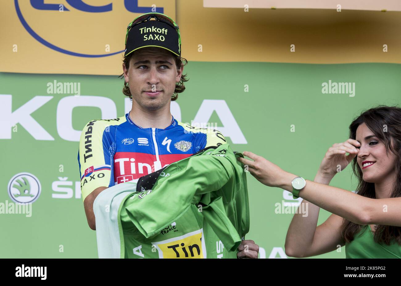 Peter Sagan of team Tinkoff Saxo Bank retains his leader's sprinter's ...