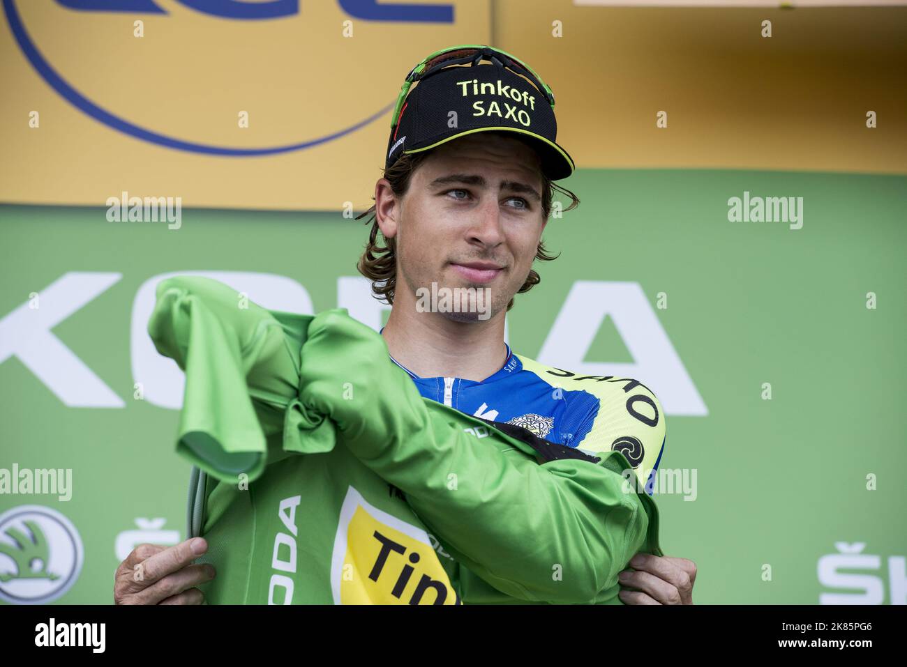 Peter Sagan of team Tinkoff Saxo Bank retains his leader's sprinter's ...