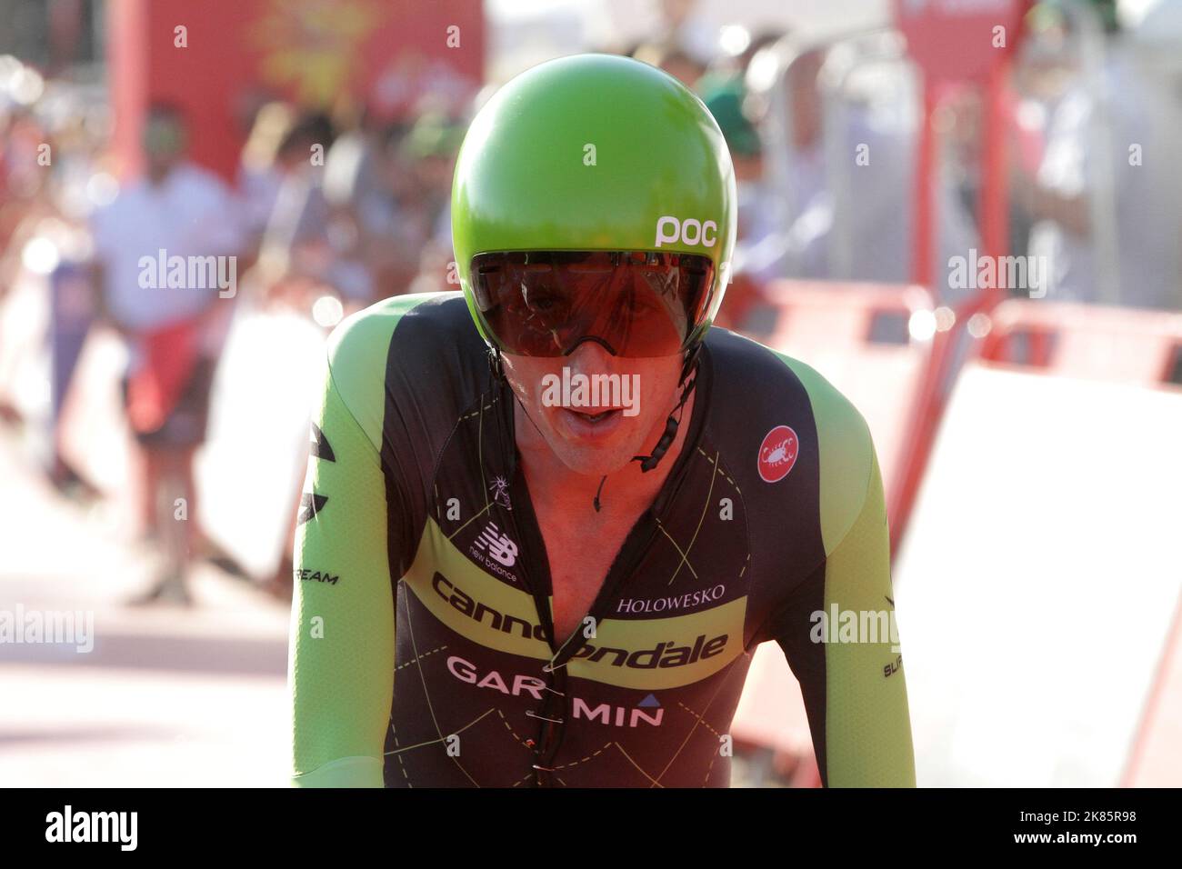 Cannondale Garmin's Dan Martin at the end of stage one in Marbella ...