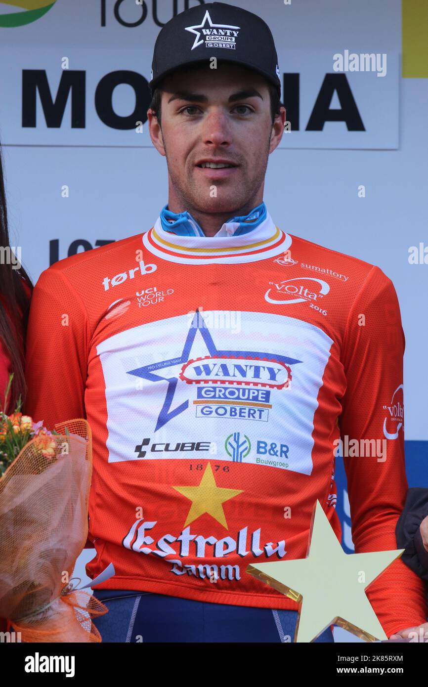Boris Drpon (Wanty Groupe Gobert) leader of the mountains ...