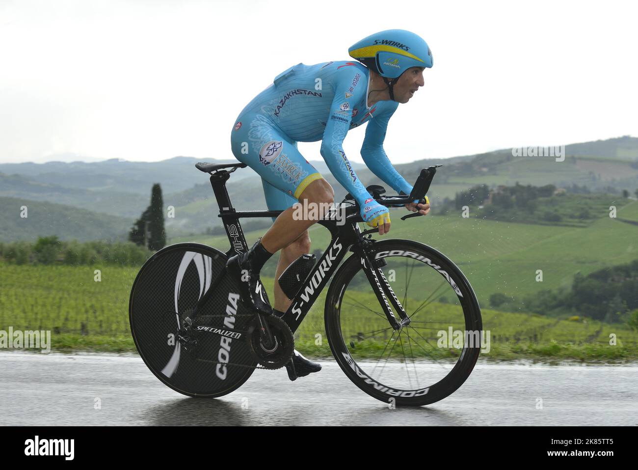 Vincenzo Nibali during Stage 9 of the Giro D'Italia Stock Photo - Alamy