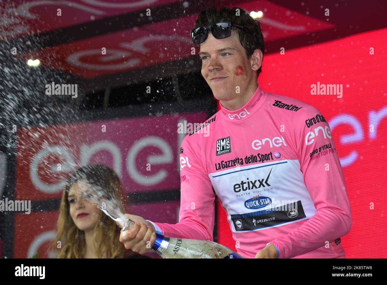 Giro d'Italia stage 11, Modena - Asolo km. 227 Bob Jungles sprays ...