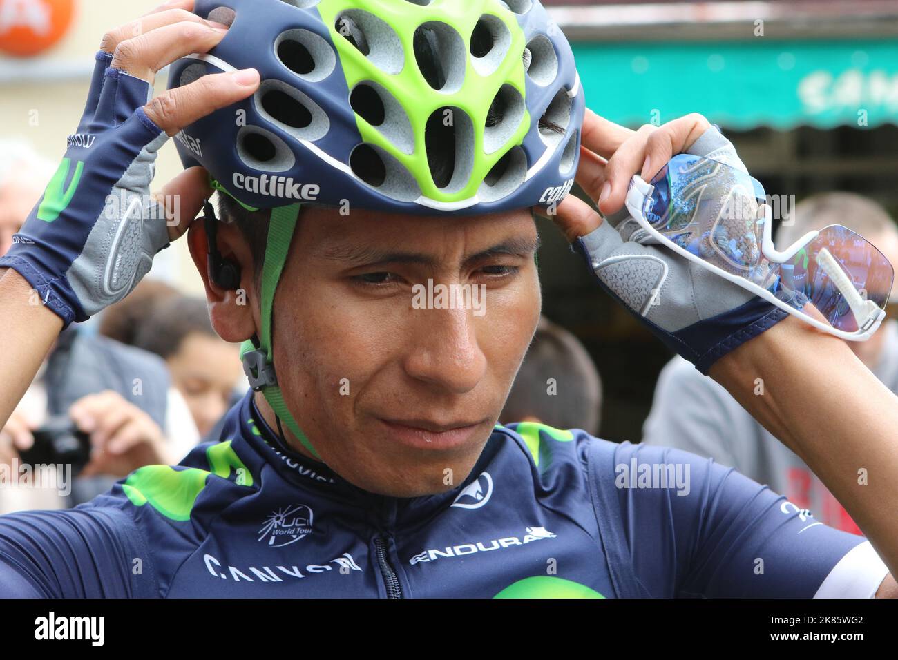 Nairo Quintana of Colombia Movistar Stock Photo - Alamy