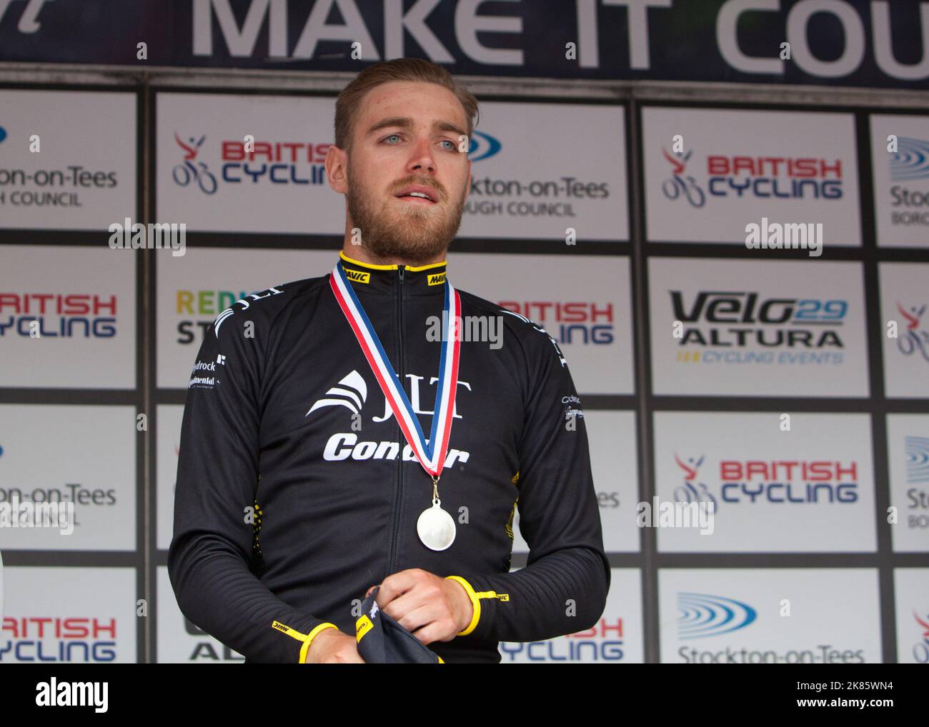 JLT Condor's Christopher Lawless after finishing second on the men's ...