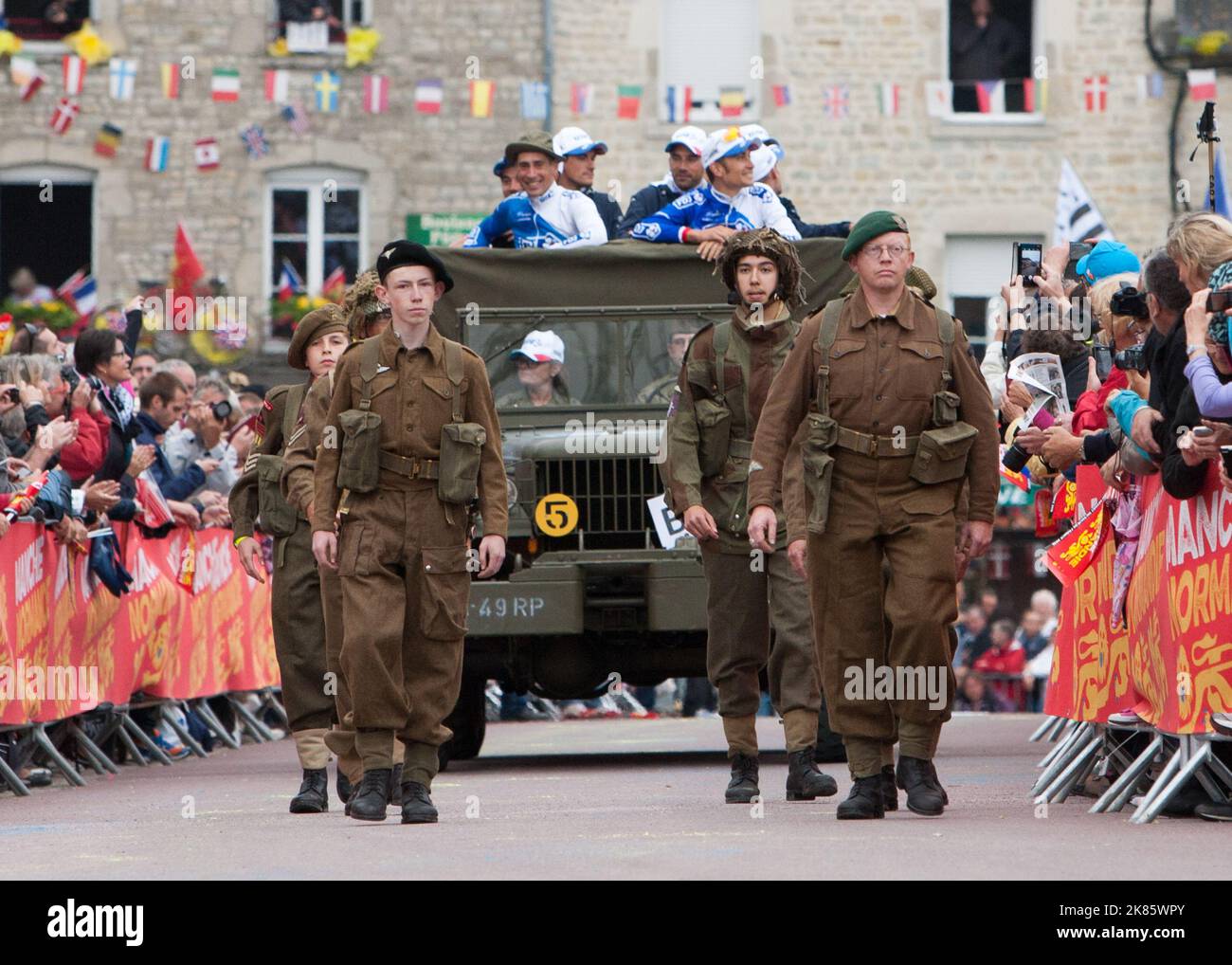 Tour De France 2016 Team Presentation FDJ arrive at the 2016 Tour de ...