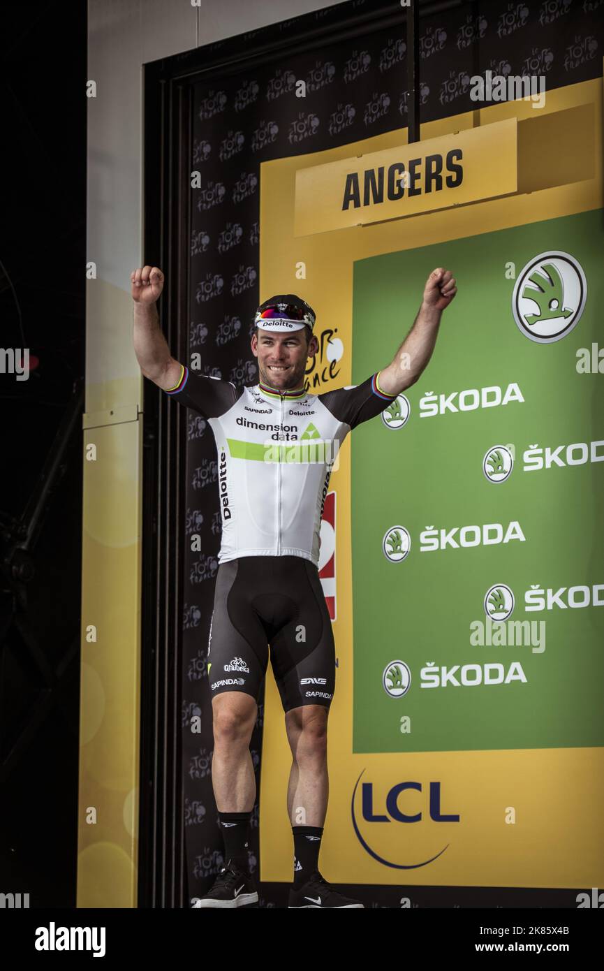 Tour de France stage 3 - Granville to Angers - Mark Cavendish team ...