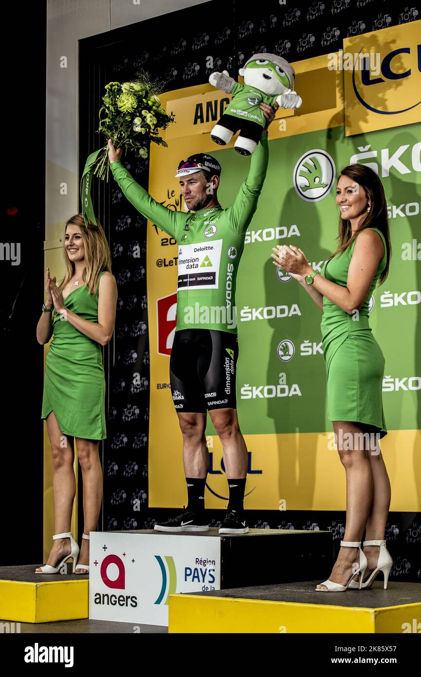 Tour de France stage 3 - Granville to Angers - Mark Cavendish team ...