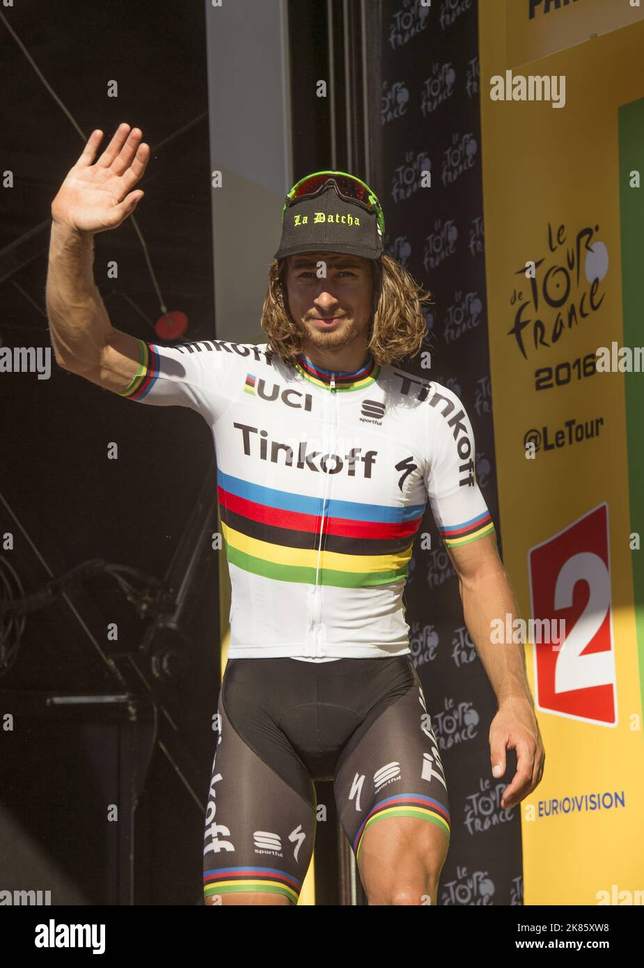 Mark Cavendish (GB) - Team Dimension Data - wins the stage in a sprint ...