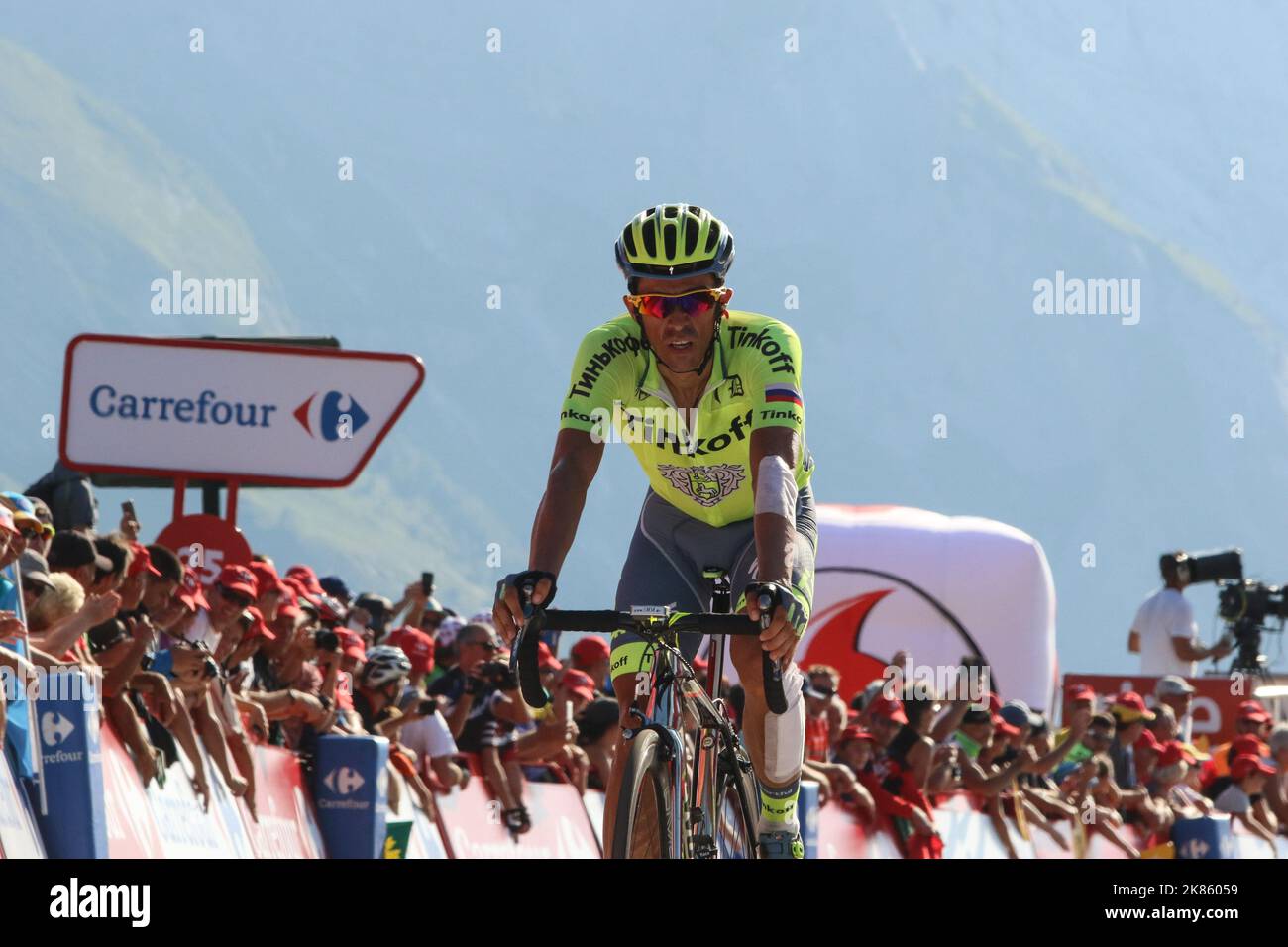 Alberto Contador (Spa) Tinkoff Team Stock Photo - Alamy