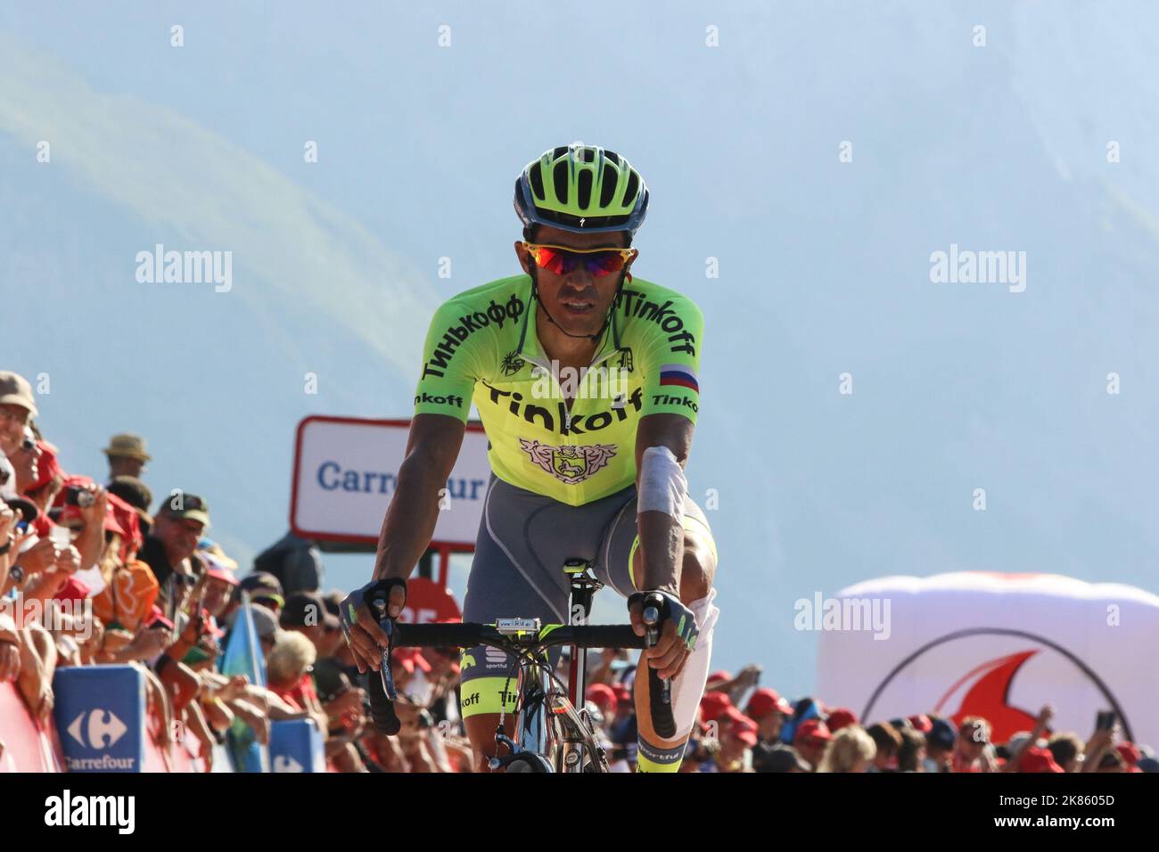 Alberto Contador (Spa) Tinkoff Team Stock Photo - Alamy