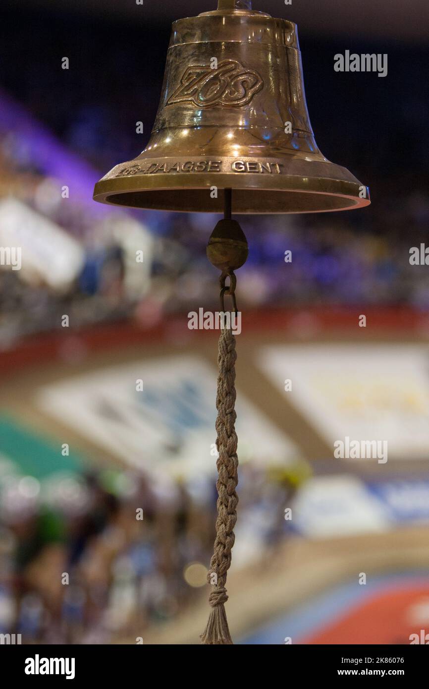 The famous Gent 6 Day Bell Stock Photo - Alamy