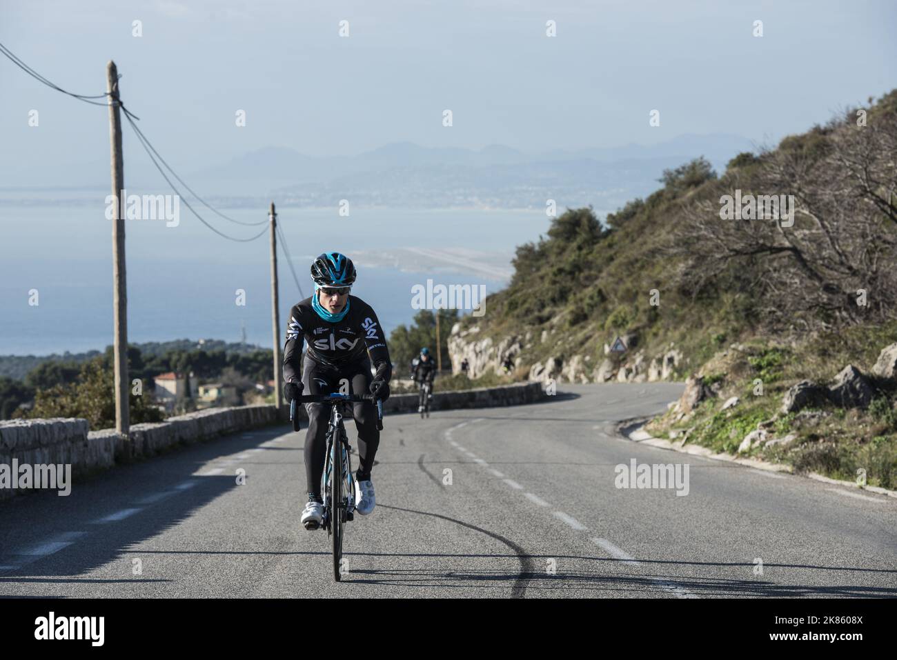 Frances' Kenny Elissonde climbing the Col D'Eze and the Col de la ...