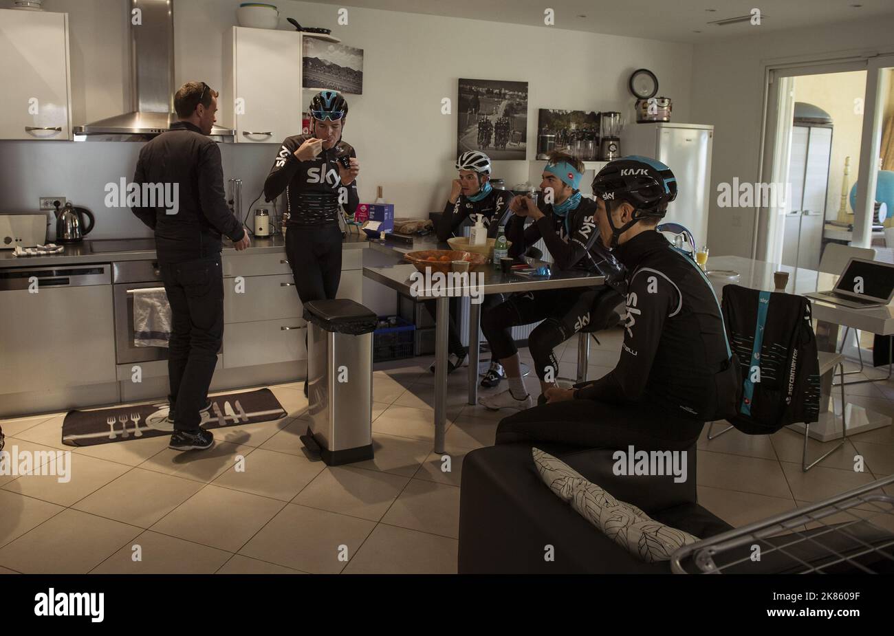 Sky Training Camp - In the Team House in Monaco - Head of Team ...