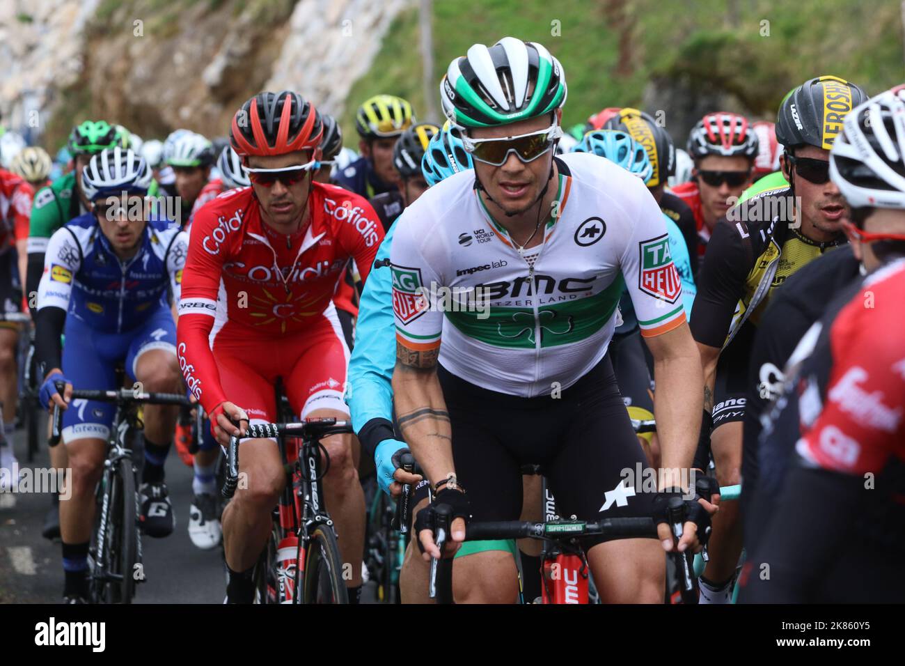 Nicolas Roche of bmc Stock Photo - Alamy