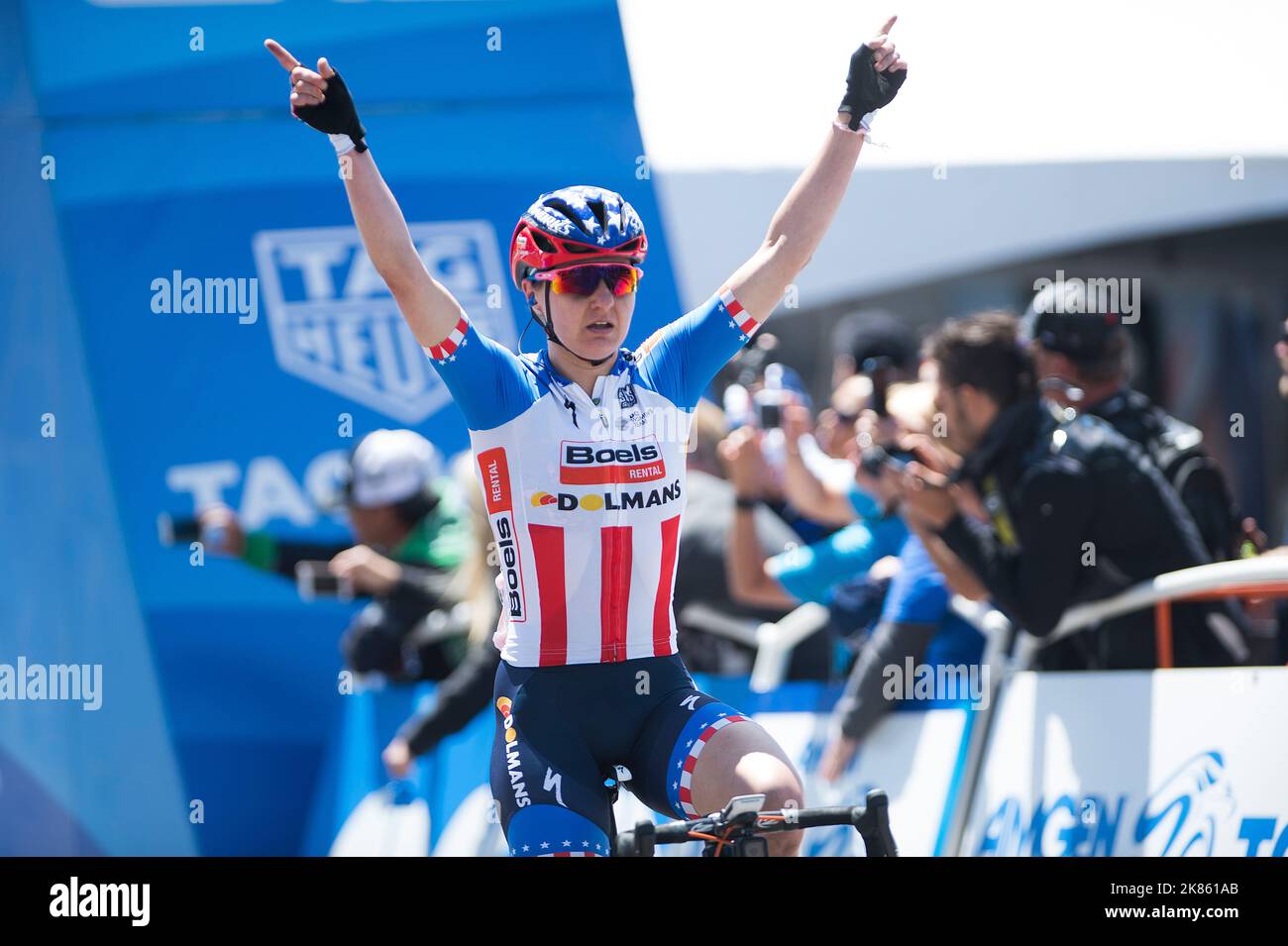 Megan Guarnier repeats her win at the Heavenly Ski resort, Stage 1 of ...