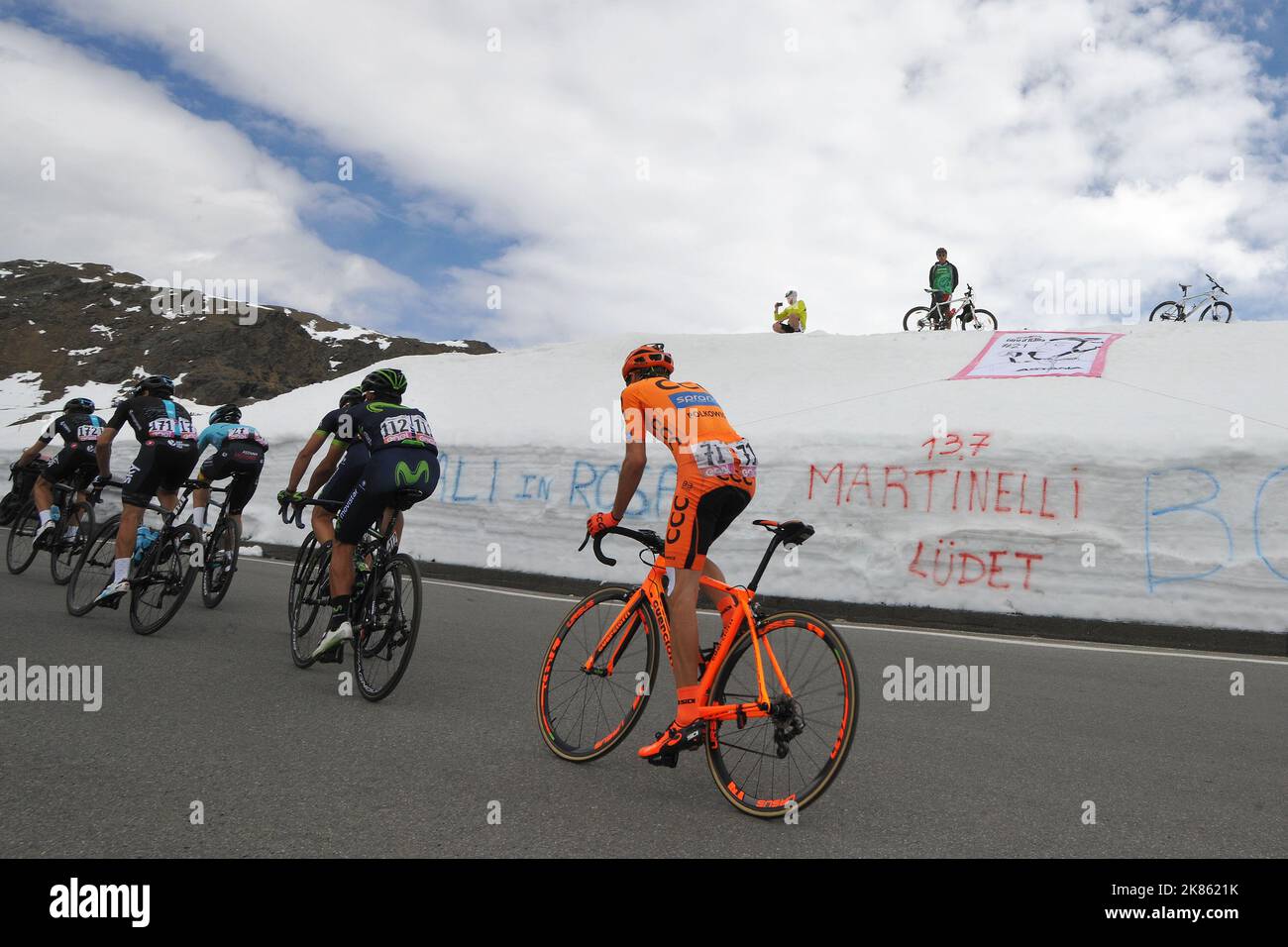 Passo dello Stelvio climb Stock Photo - Alamy