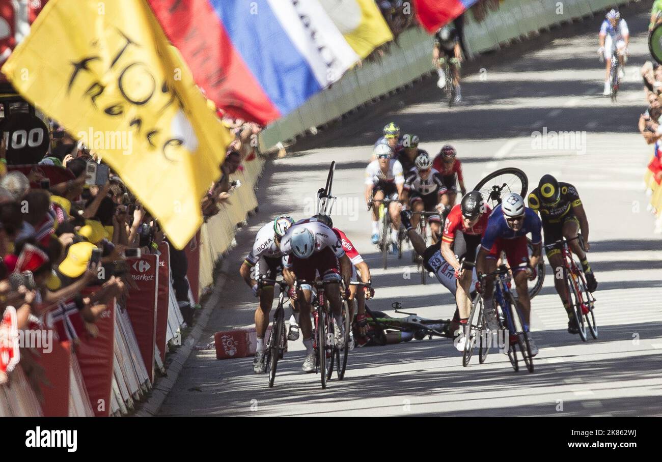 French national road race champion Arnaud Demare, team FDJ wins the ...