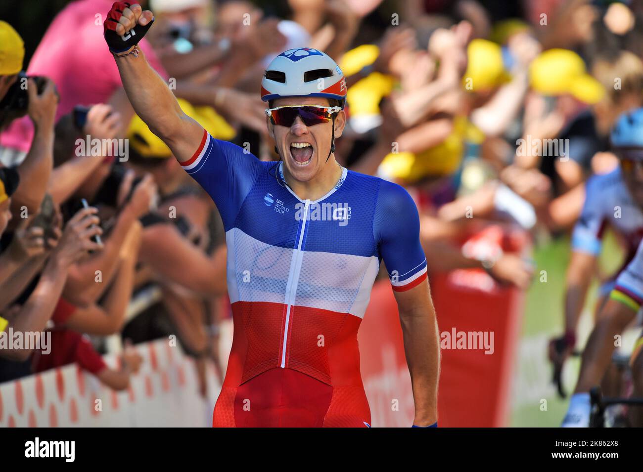 French national road race champion Arnaud Demare, team FDJ wins the ...