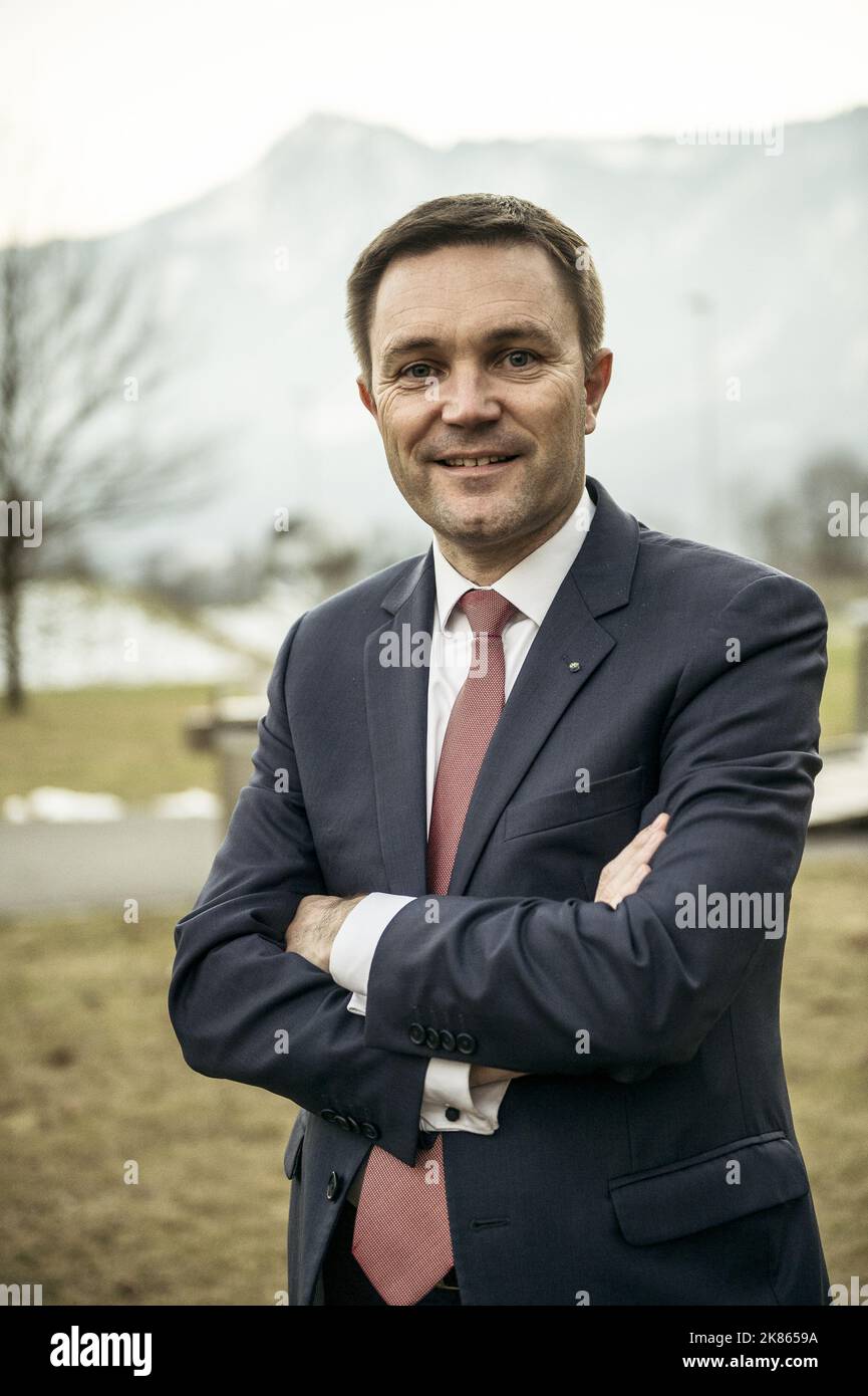 UCI President David L'Appartient at the UCI headquarters in Switzerland ...