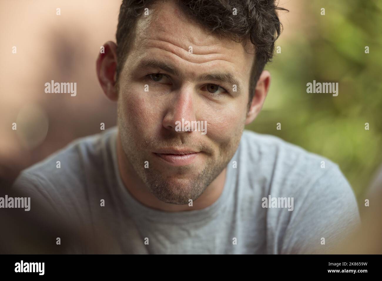 Great Britain's Mark Cavendish team Dimension Data at a press ...