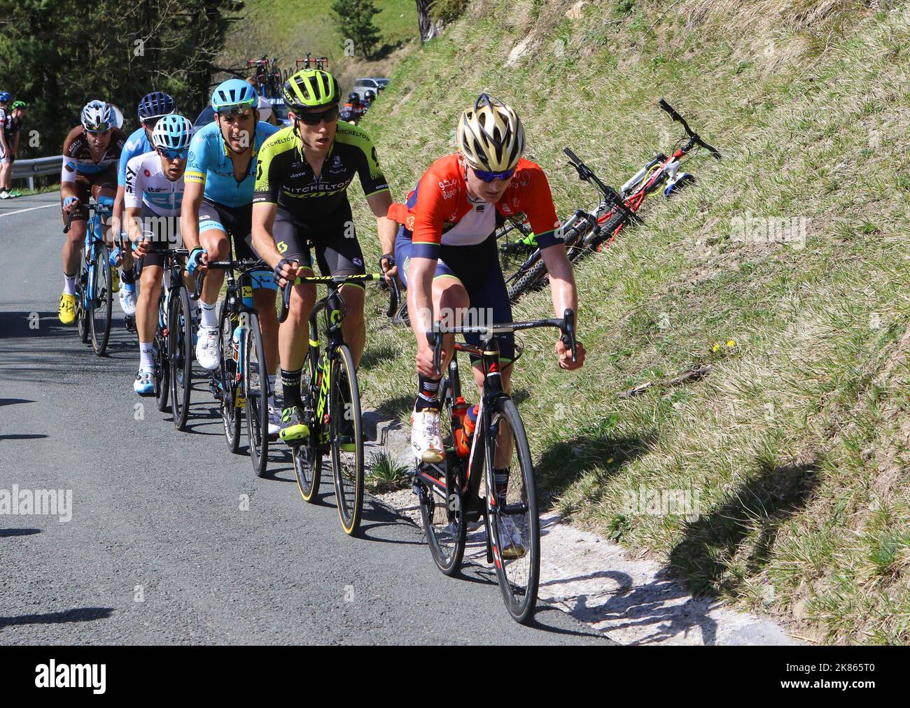 Mark Padun of Team Bahrain Merida Stock Photo - Alamy