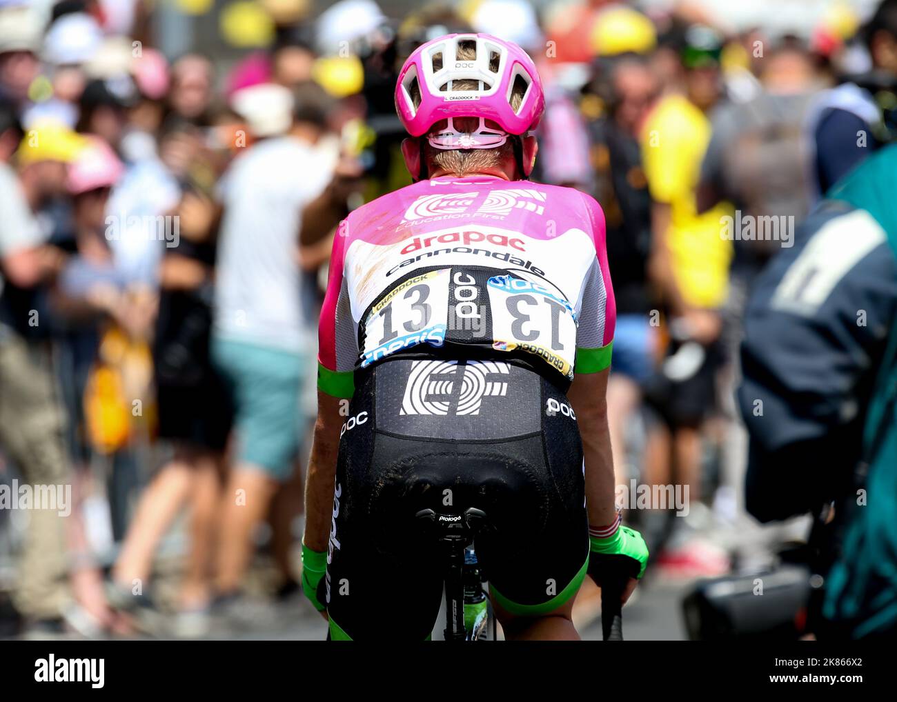 Lawson Craddock (Ef Educatioon first Drapac) was truly unlucky number ...