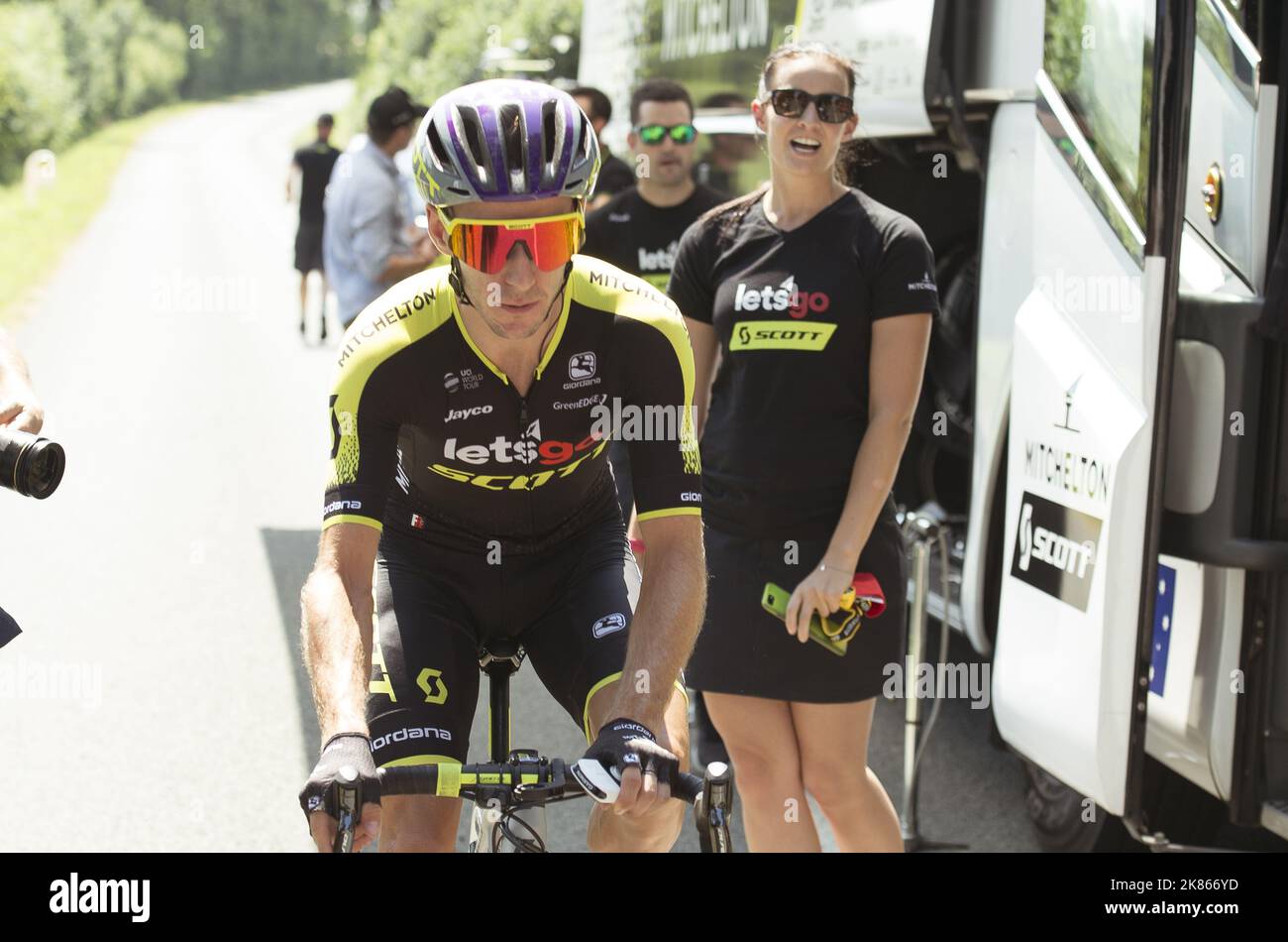 Great Britain's Adam Yates of team mitchelton Scott Stock Photo - Alamy