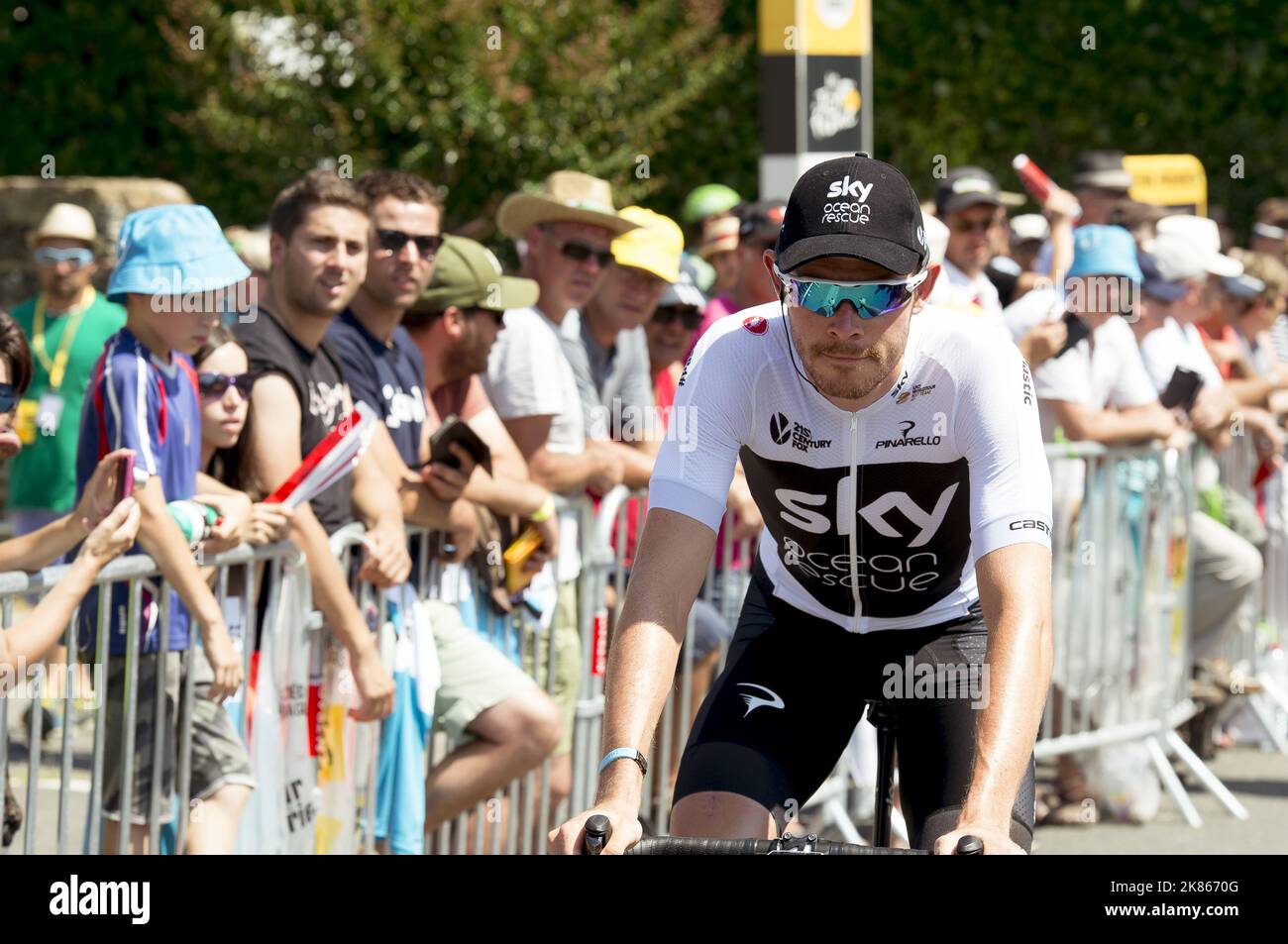 Great Britain's Luke Rowe of team Sky Stock Photo - Alamy
