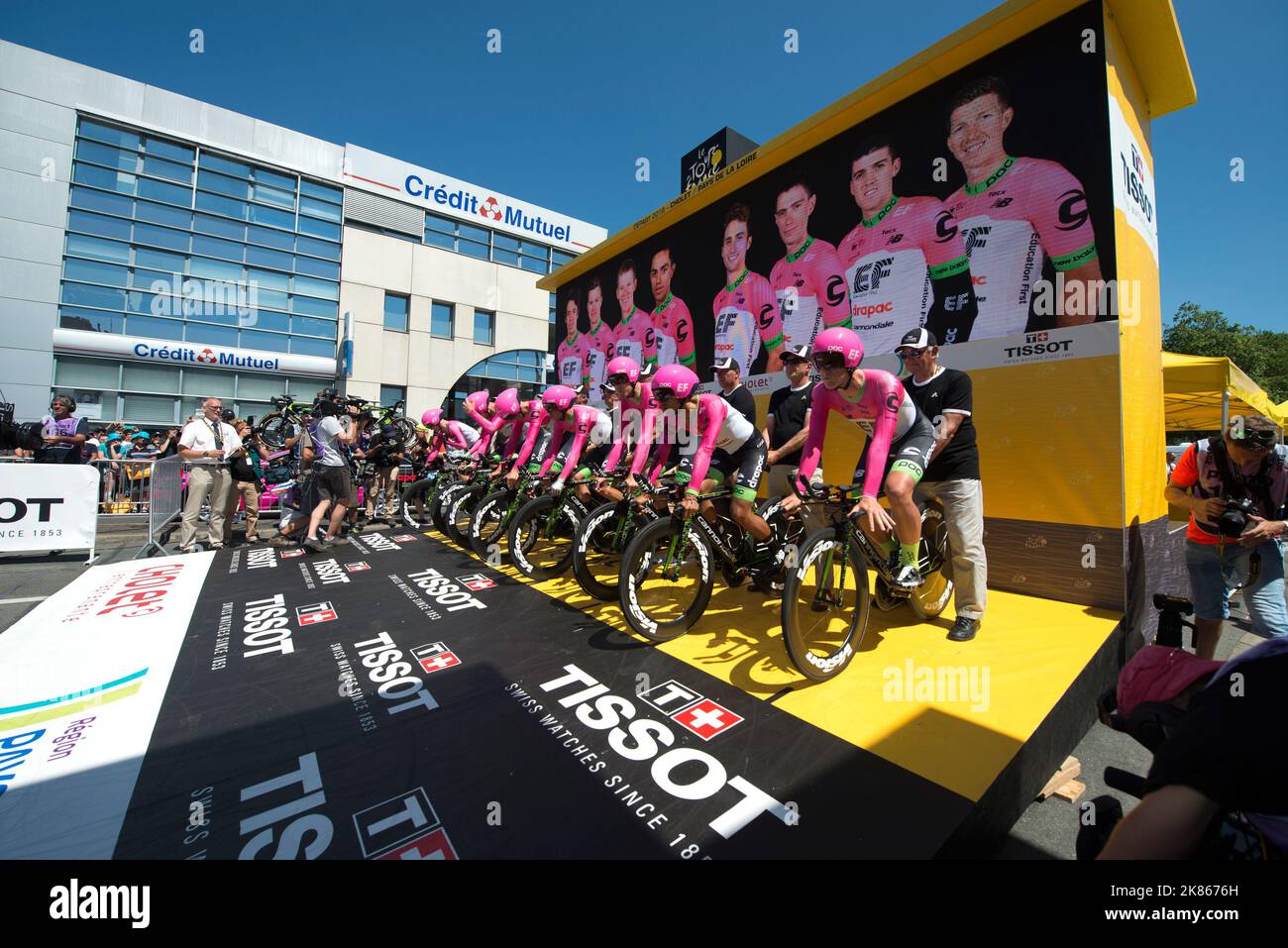 Team EF Education First Drapac Stock Photo - Alamy