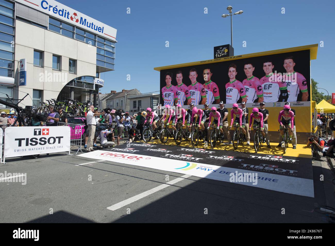 Team EF Education First Drapac Stock Photo - Alamy