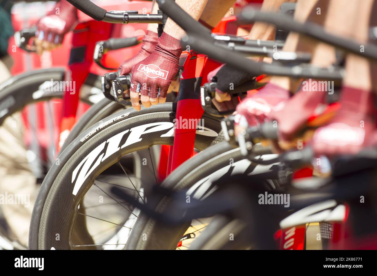 Team Katusha Alpecin line up Stock Photo - Alamy