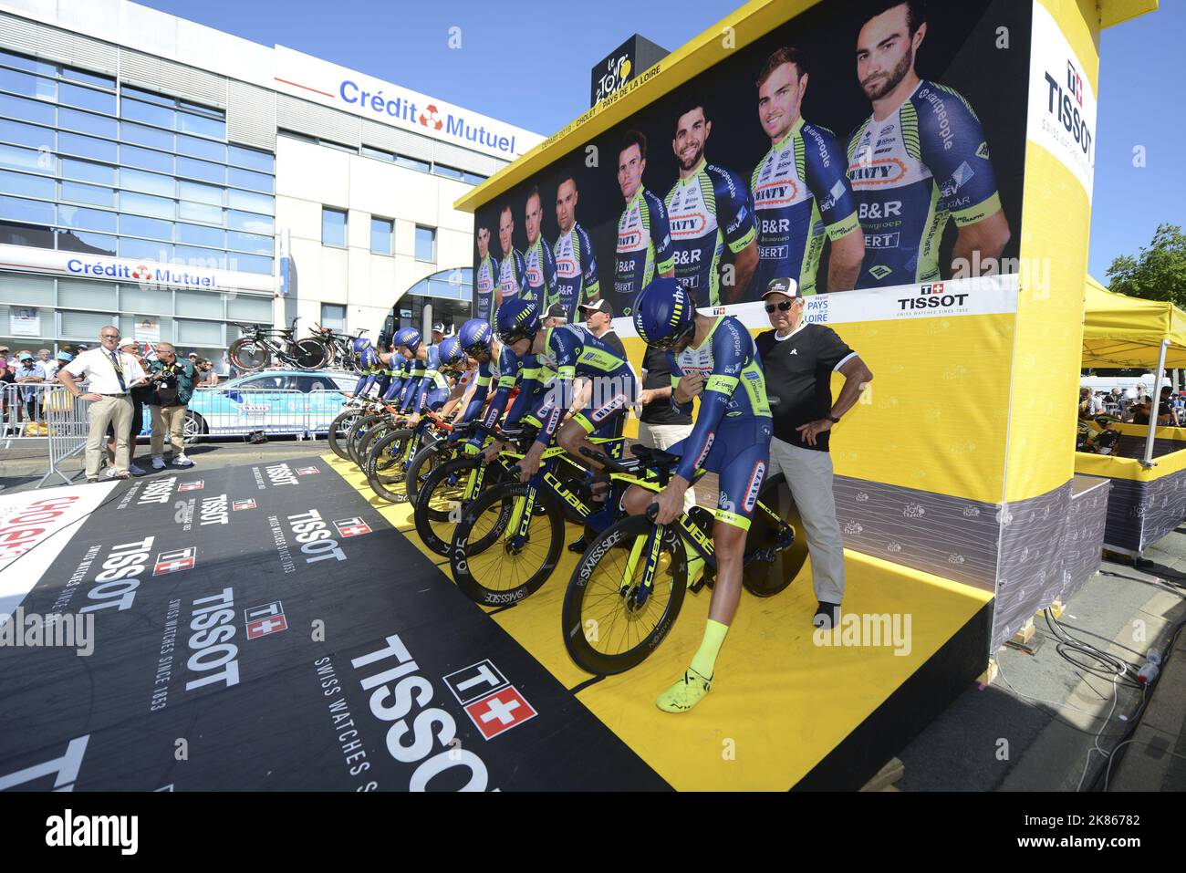 Tour de France 2018 -Stage 3 - Cholet - Team Time Trial Wanty Groupe ...
