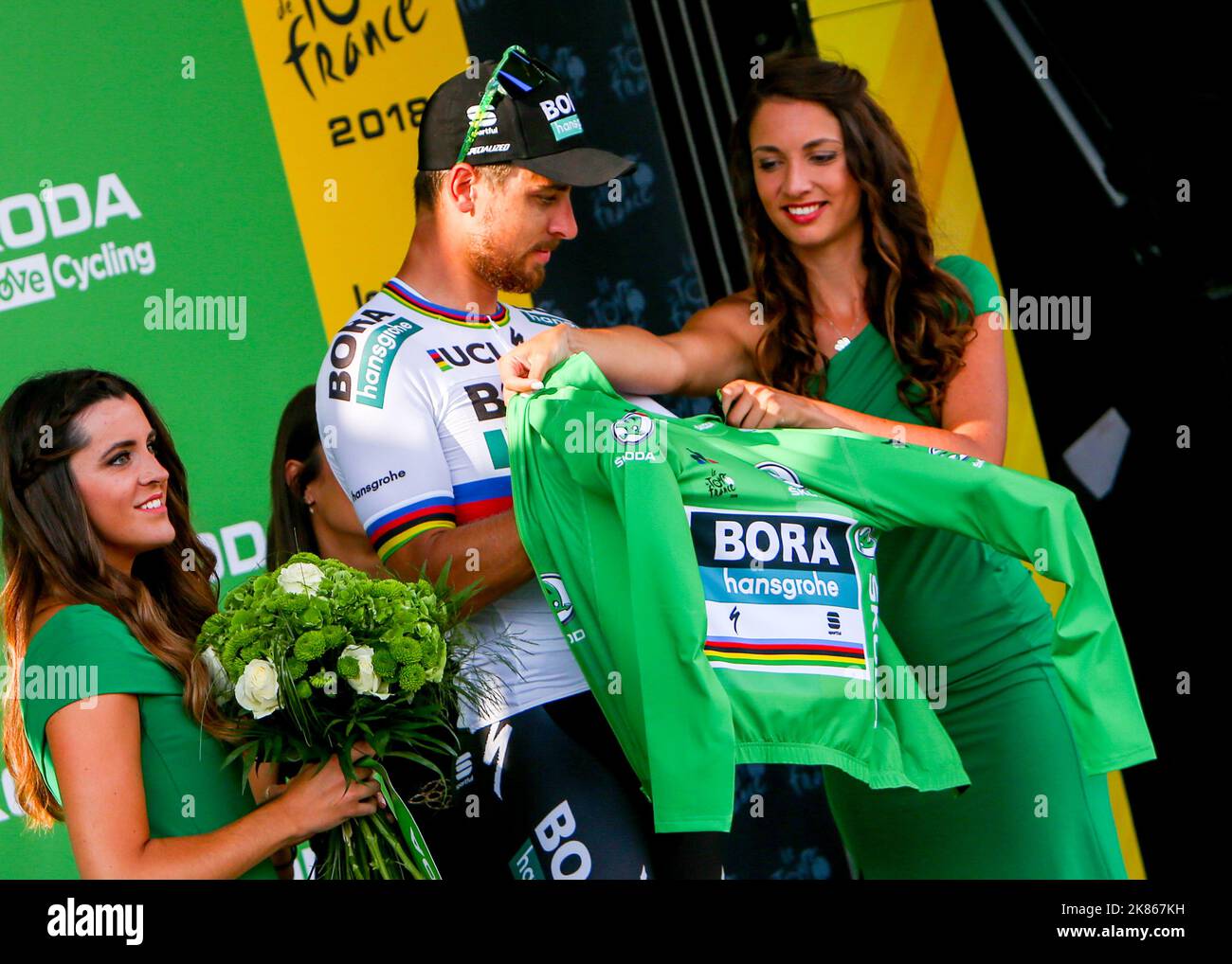 Peter Sagan during Stage 7 of the Tour de France between Fougeres to ...