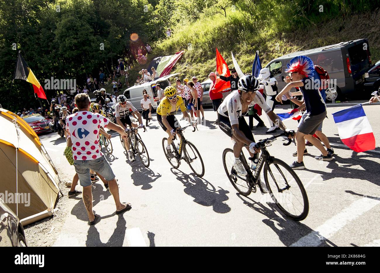 Geraint thomas alpe d'huez hi-res stock photography and images - Alamy