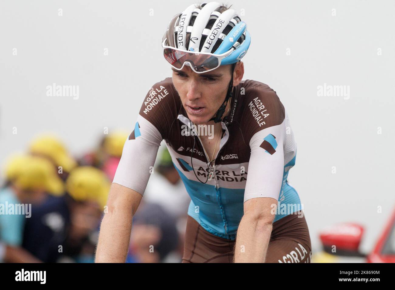 disappointment on the face of Roman Bardet France AG2R La Mondiale on ...