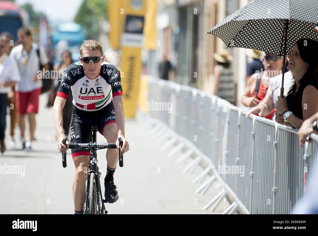 Dan Martin team UAE Emirates during stage 18 of the Tour de France 2018 ...