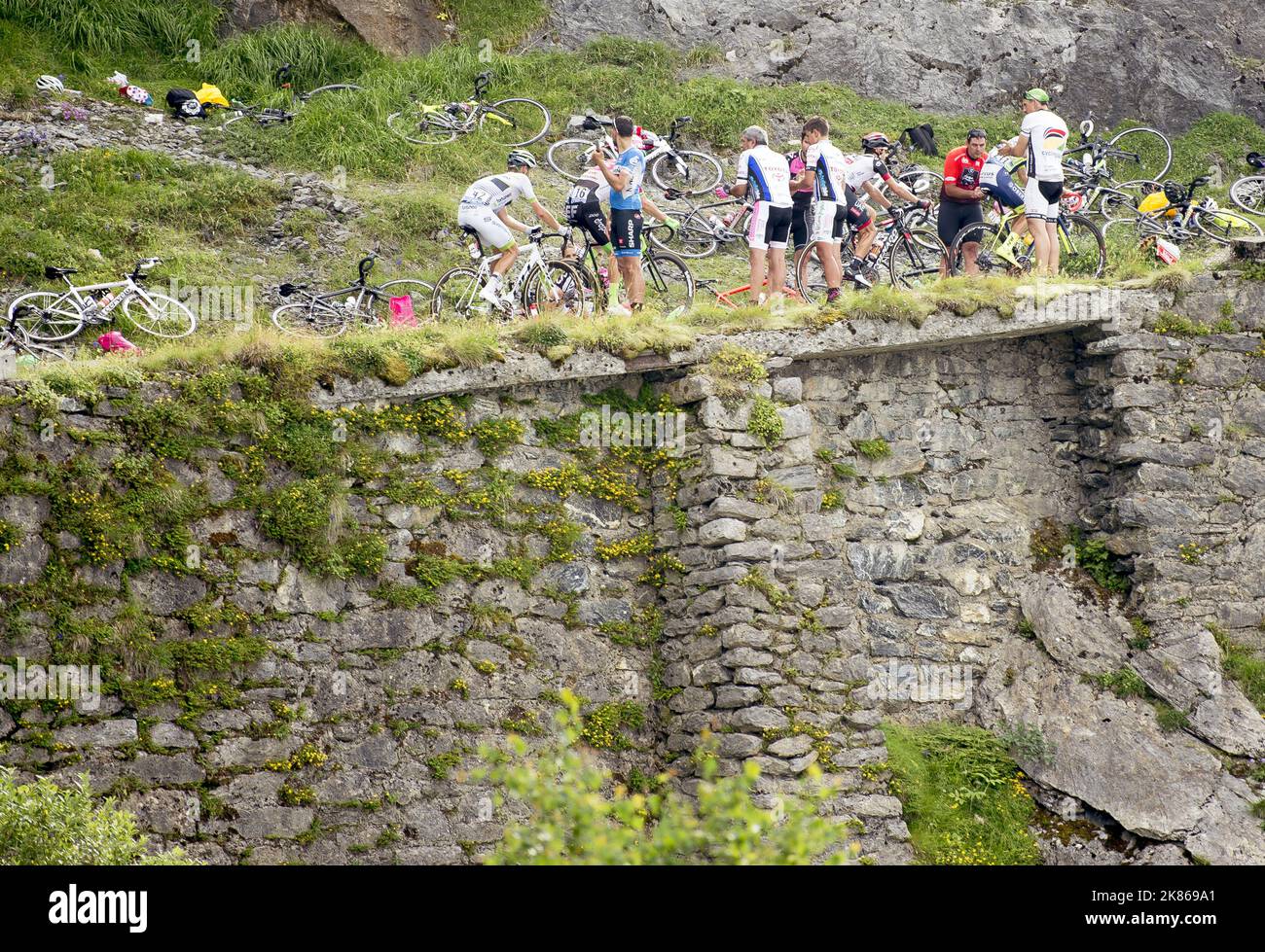The col D'Aubisque Stock Photo - Alamy