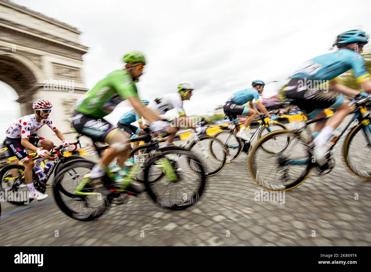 France's Julian Alaphilippe wins the overall mountain category on the ...