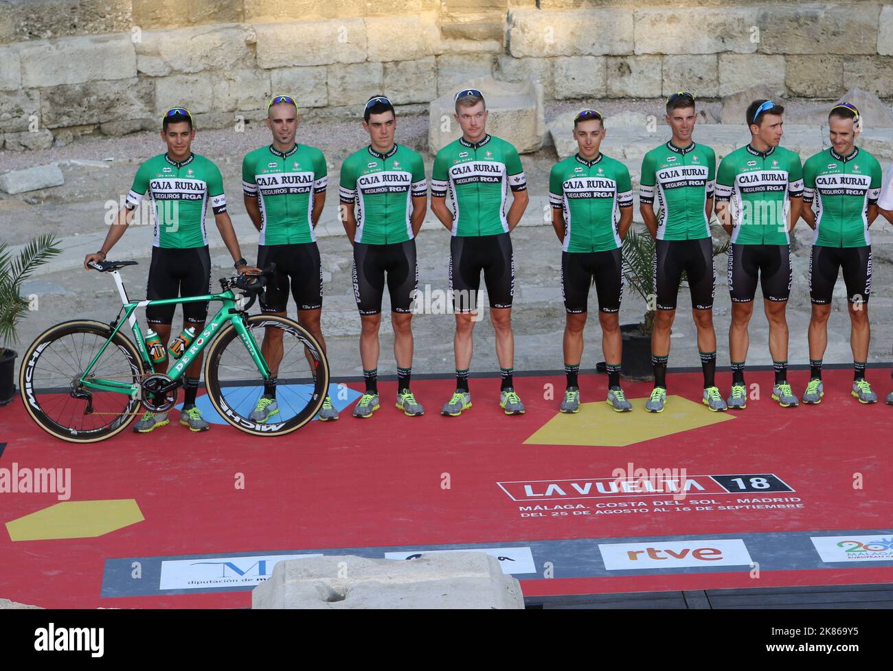 Team Caja Rural Stock Photo - Alamy