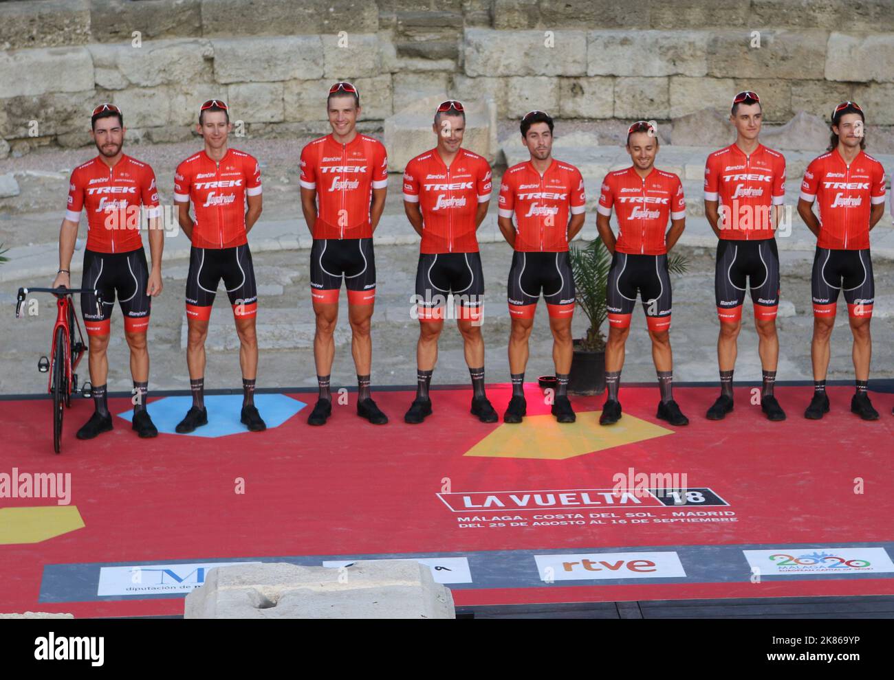 Team Trek Segafredo Stock Photo - Alamy