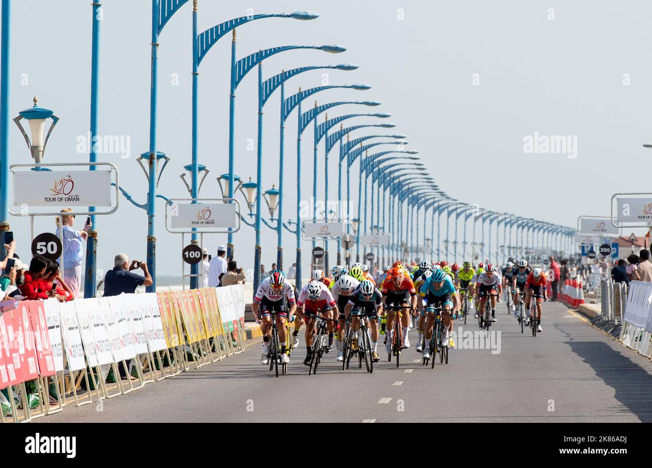Alexander Kristoff of team UAE Emirates wins the stage in a sprint ...