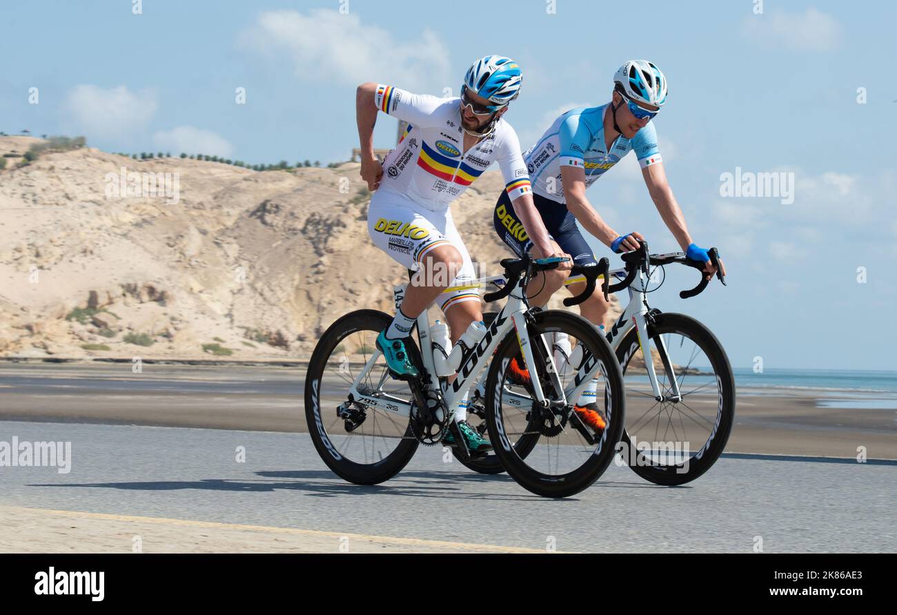 Tour of Oman Stage 1, Al Sawadi Beach to Suhar Corniche. Eduard Michael ...