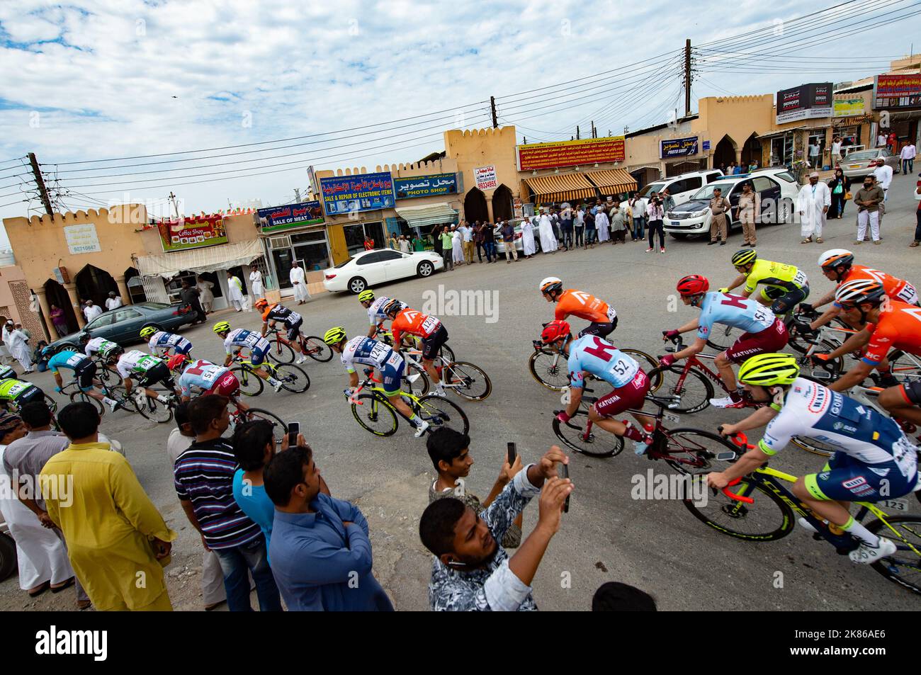 Tour of Oman Stage 1, Al Sawadi Beach to Suhar Corniche. Husn Al Suwayq ...